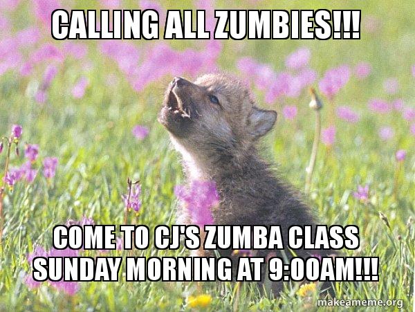 Zumba Workout Memes