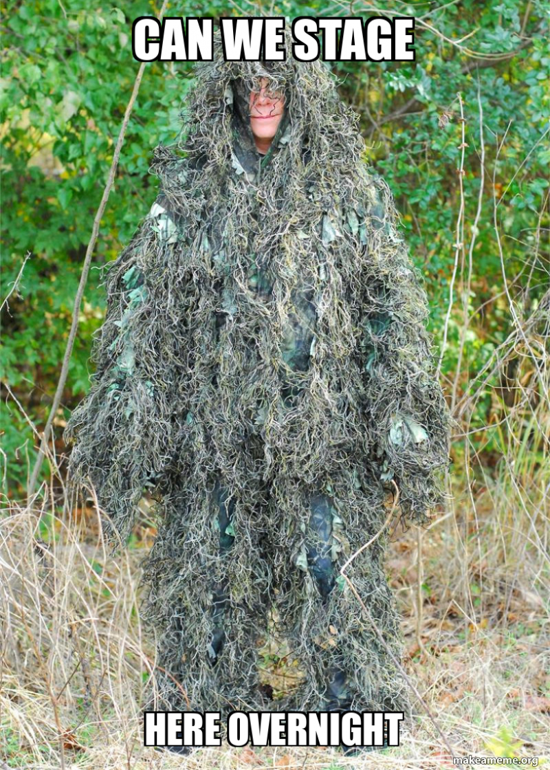 Can we stage Here oVerNight Meme Generator