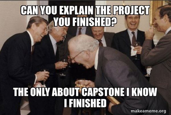 Can you explain the project you finished? The only about capstone i ...