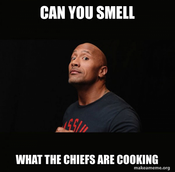 Can you smell What the chiefs are cooking - Dwayne Johnson (The Rock ...