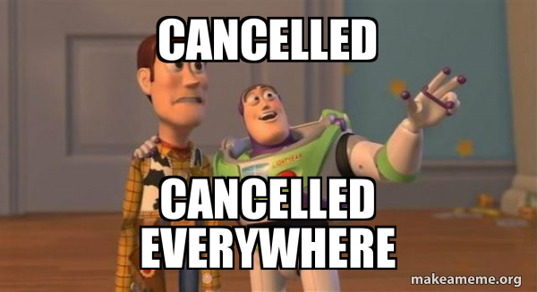 Cancelled Cancelled EverYwhere - Buzz and Woody (Toy Story) Meme Meme ...