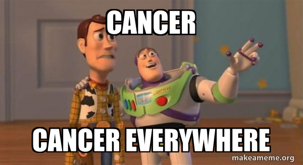 cancer cancer everywhere - Buzz and Woody (Toy Story) Meme Meme Generator