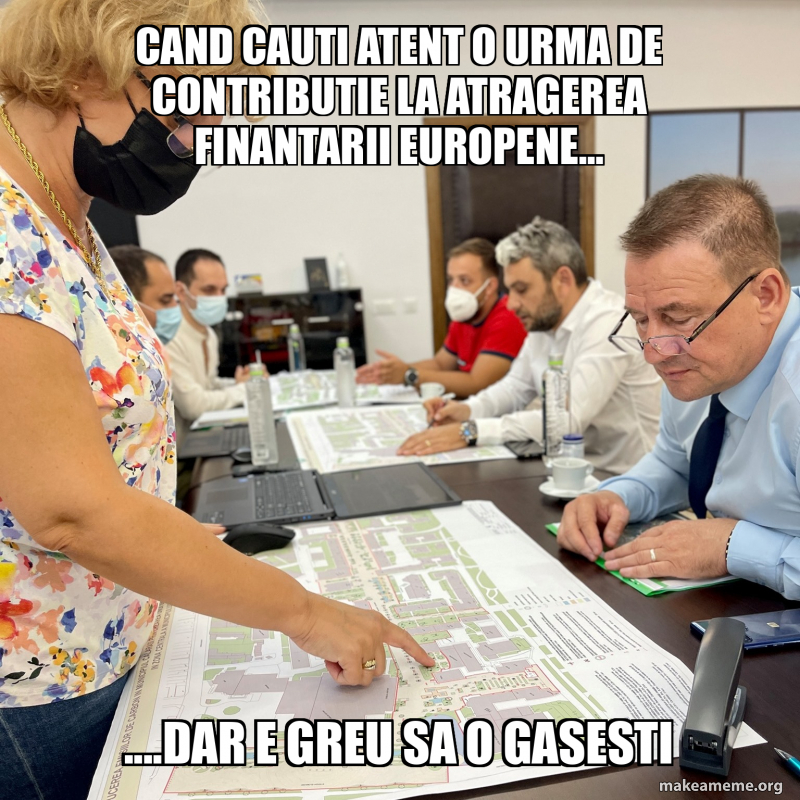 cand cauti atent o urma de contributie la atragerea finantarii europene ...