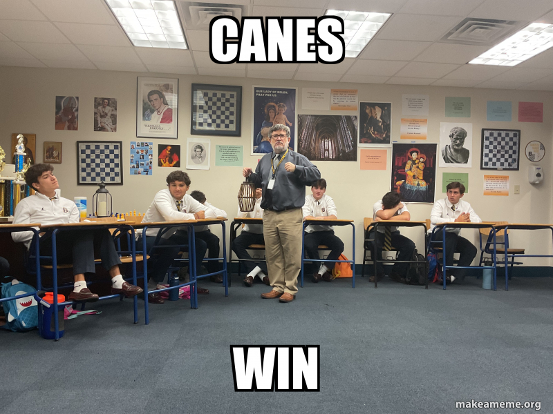 CANES WIN Meme Generator