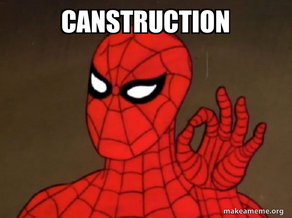 Canstruction - Spiderman - Care factor Zero Meme Generator
