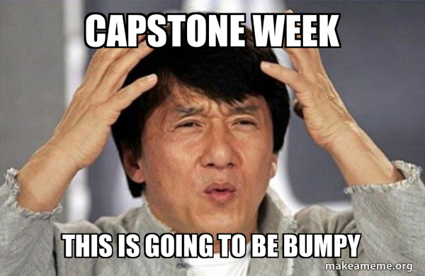 Capstone Week This is going to be bumpy - Jackie Chan Why? Meme Generator