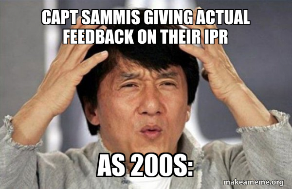 Capt Sammis giving actual feedback on their IPR AS 200s: - Jackie Chan ...