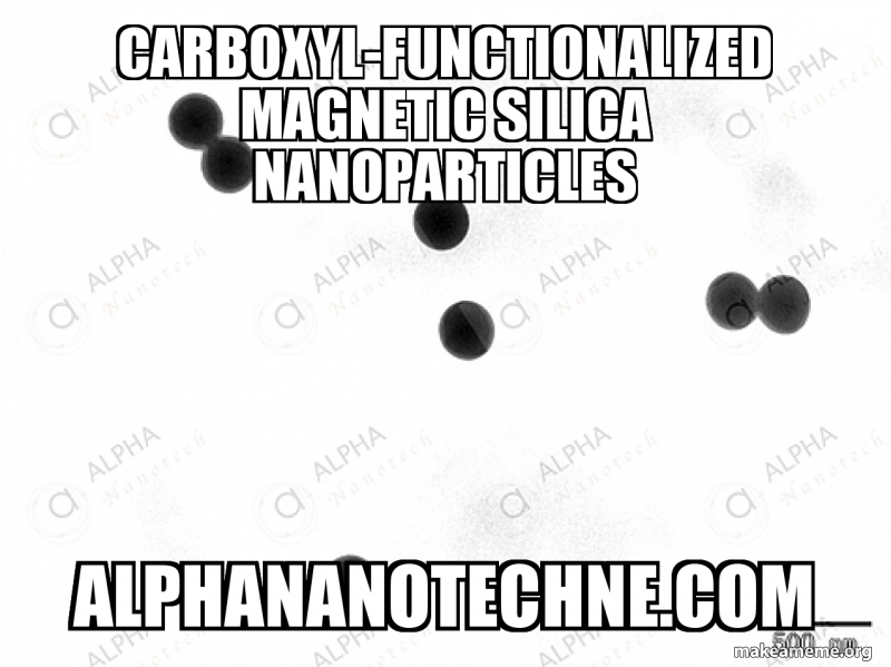 Carboxyl-functionalized magnetic silica nanoparticles alphananotechne ...