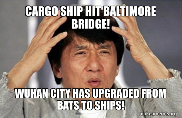 Cargo Ship Hit Baltimore Bridge! Wuhan City has upgraded from bats to ...
