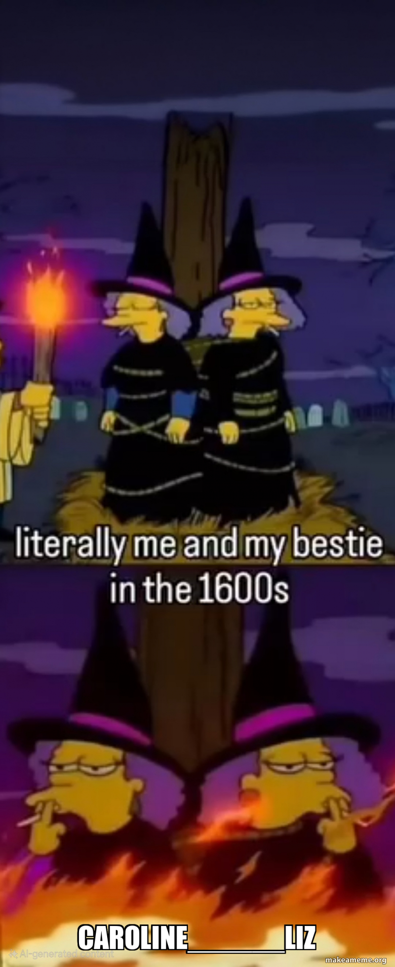 Caroline______Liz Meme Generator