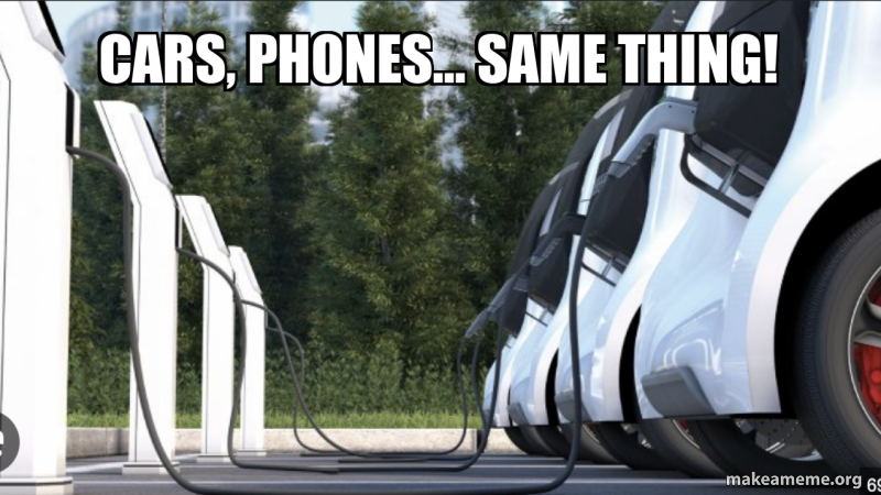 cars, phones... same thing! Meme Generator