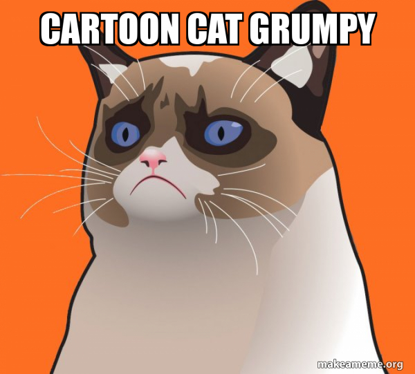 Grumpy Cat Meme Cartoon