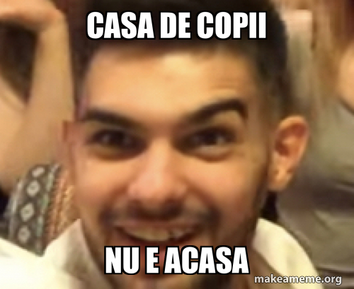 Casa de copii Nu e acasa Meme Generator
