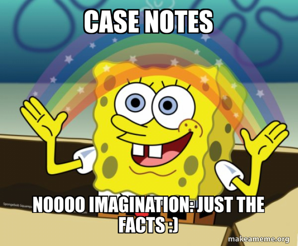 Case Notes NOOOO Imagination: Just the Facts :) - Rainbow SpongeBob ...