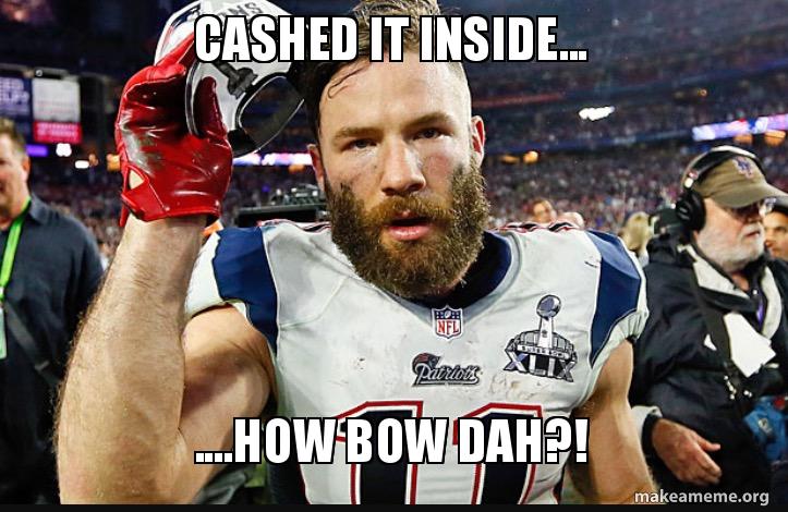 Cashed it inside... ....how bow dah?! - Super Bowl 51 Cash Me Ousside ...