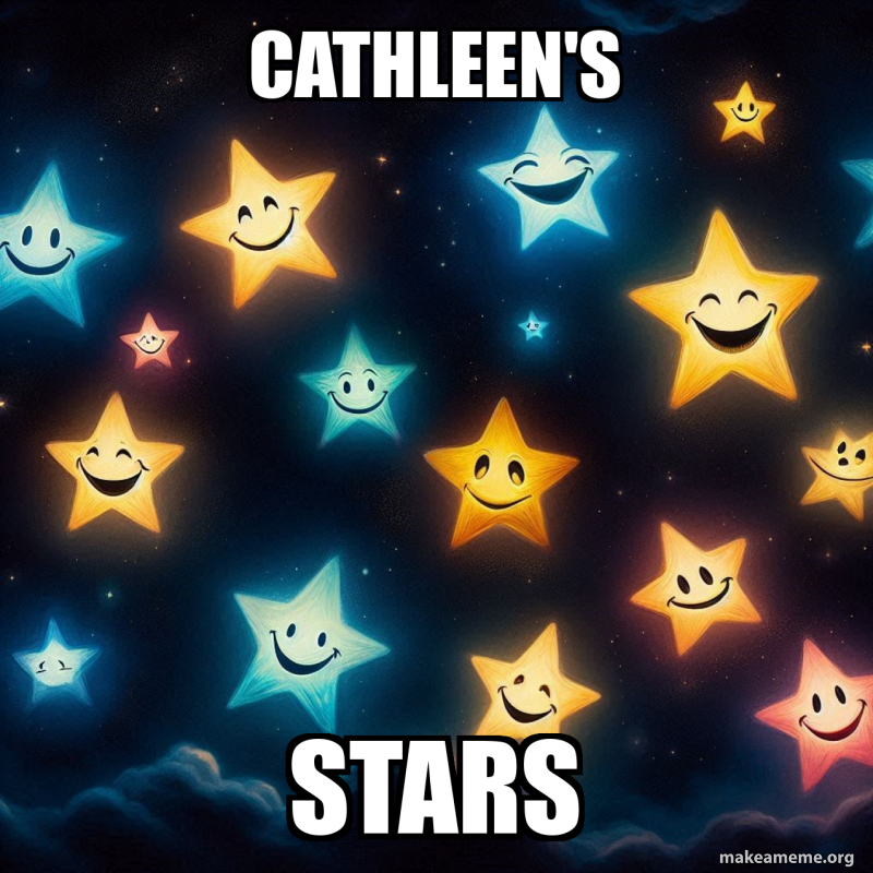 cathleen's stars Meme Generator