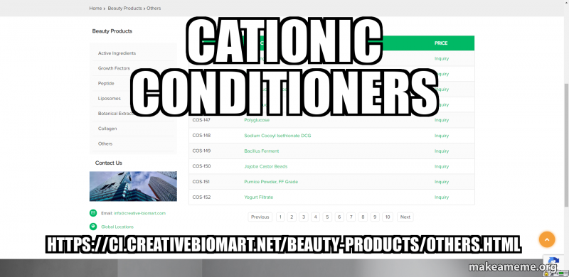 cationic conditioners https://ci.creativebiomart.net/beauty-products ...
