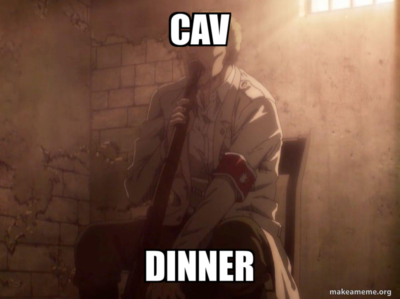 Cav Dinner Meme Generator
