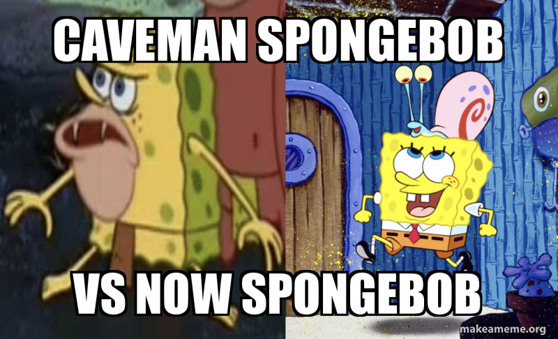Spongebob Memes Mocking Spongebob Caveman Spongebob And