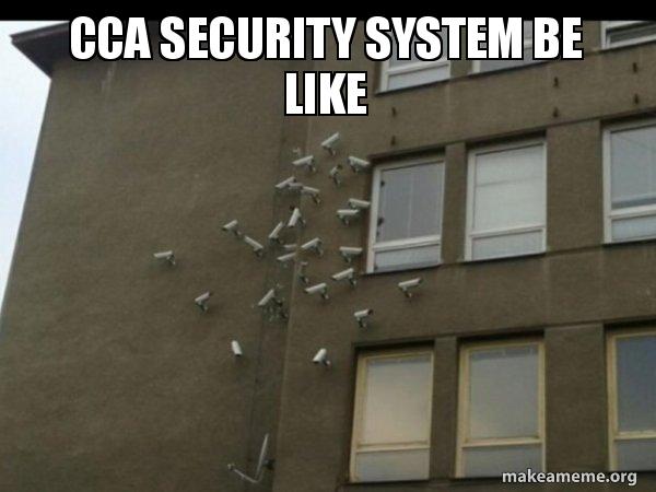 CCA security system be like - Paranoia meme Meme Generator