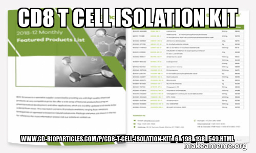 cd8 t cell isolation kit www.cd-bioparticles.com/p/CD8-T-Cell-Isolation ...