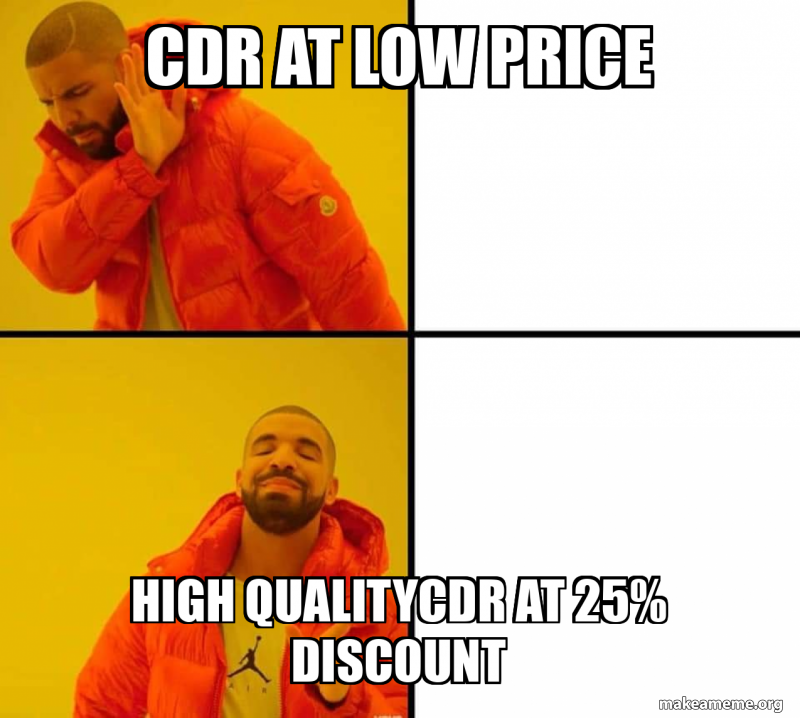 CDR at low price High QualityCDR At 25% discount Meme Generator