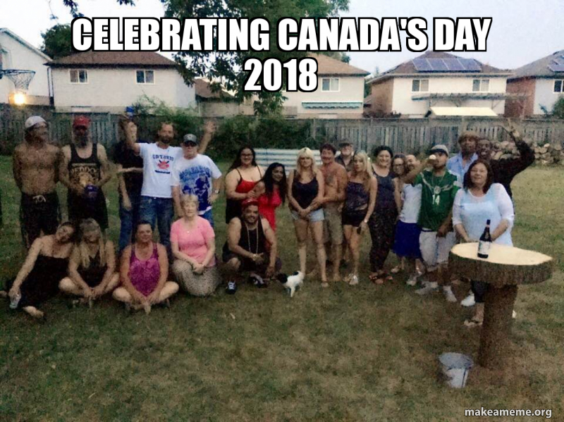 celebrating Canada's day 2018 Meme Generator