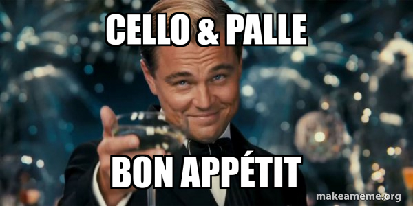 CELLO & PALLE BON APPÉTIT - Great Gatsby Reaction - Leonardo DiCaprio ...