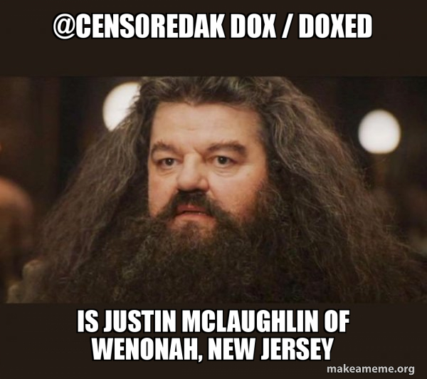 @Cens0redAK Dox / Doxed is Justin Mclaughlin of Wenonah, New Jersey ...