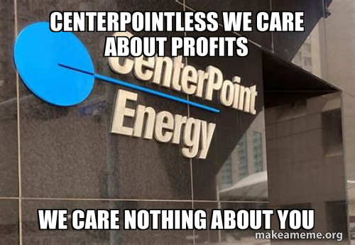 centerpointless We care about profits we care nothing about you Meme ...