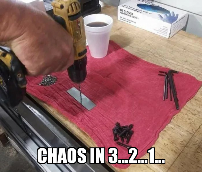 chaos in 3...2...1... Meme Generator