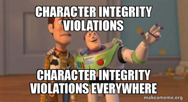 character integrity violations character integrity violations ...