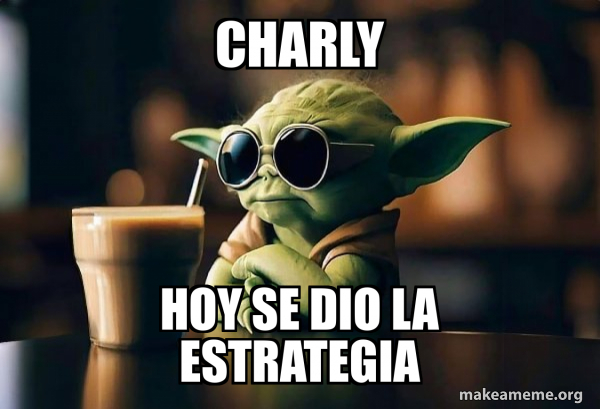 CHARLY HOY SE DIO LA ESTRATEGIA - Cool Yoda (Sunglasses) Meme Generator