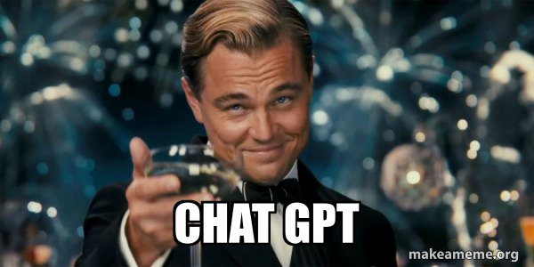 Chat gpt - Great Gatsby Reaction - Leonardo DiCaprio Toast Meme Generator
