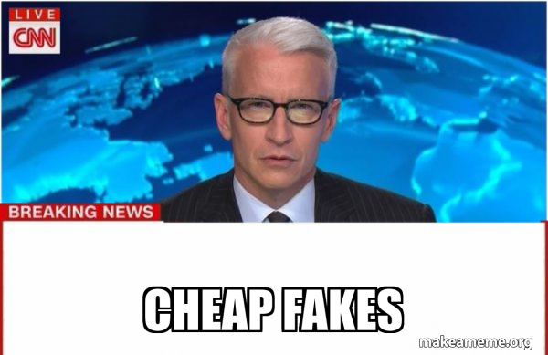 cheap fakes - Fake Headline Meme Generator