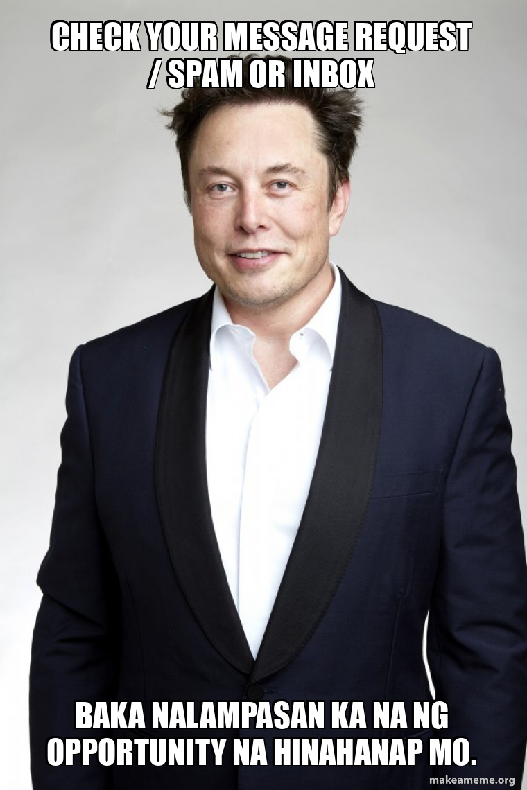 Check your MESSAGE REQUEST / SPAM OR Inbox baka nalampasan ka na ng ...