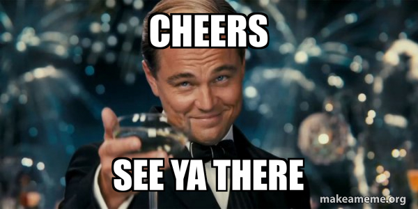 cheers see ya there - Great Gatsby Reaction - Leonardo DiCaprio Toast ...