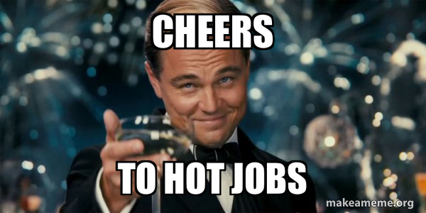 Cheers to HOT JOBS - Great Gatsby Reaction - Leonardo DiCaprio Toast ...