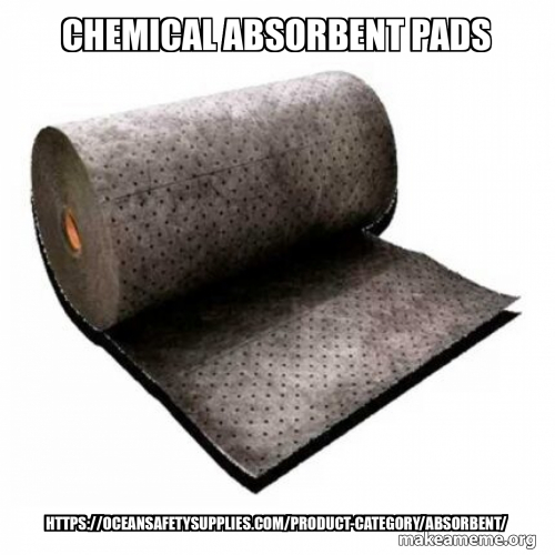Chemical Absorbent Pads https://oceansafetysupplies.com/product ...