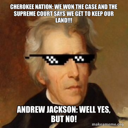 Cherokee nation: we won the case and the supreme court says we get to ...