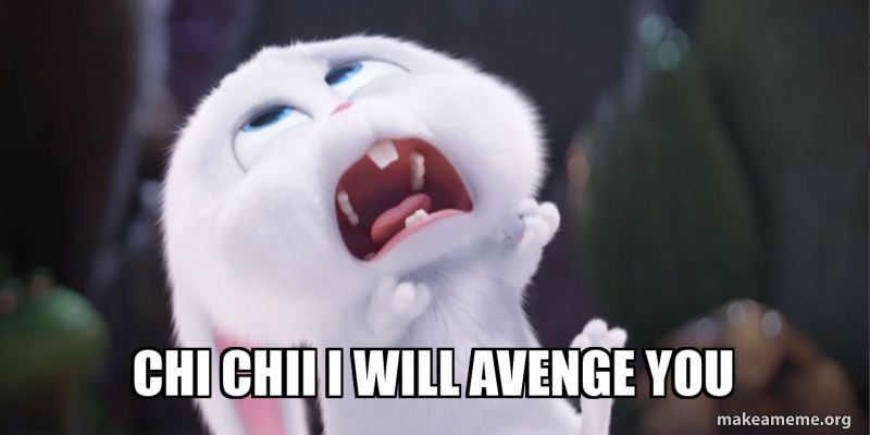 Chi chiI i will avenge you Meme Generator