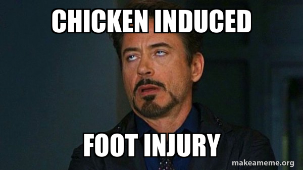 Toe Injury Memes Brave Broken Toe Toe Injury Funny Bones Humor'