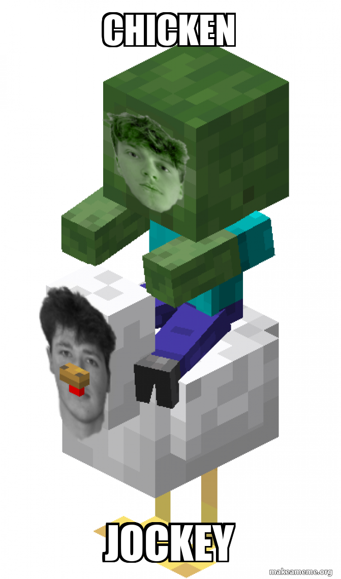 Chicken jockey Meme Generator