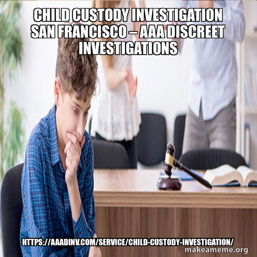 Child Custody Investigation San Francisco – AAA Discreet Investigations ...