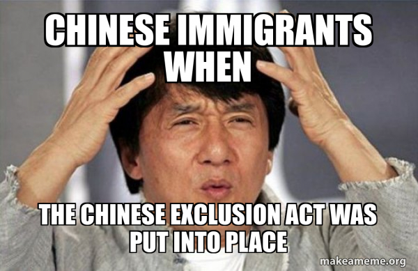 Chinese immigrants when The chInese exclusion act was put into place ...