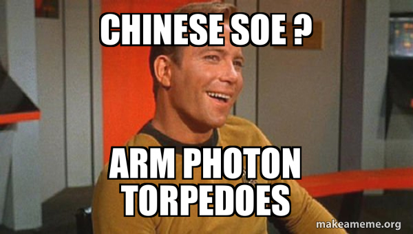 CHINESE SOE ? ARM PHOTON TORPEDOES - Ridiculously Photogenic Starship ...