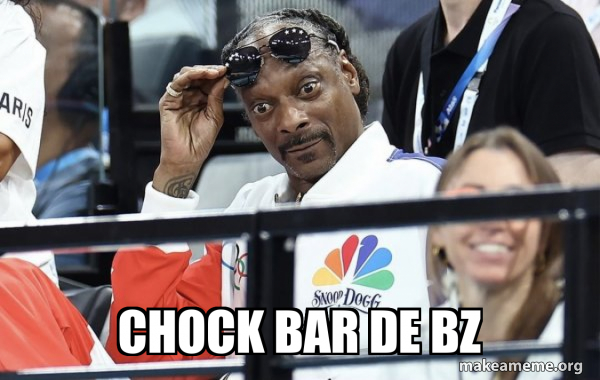 chock bar de bz - Snoop Dogg Sunglasses at Olympics Meme Generator