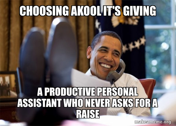 Choosing Akool It's giving a productive personal assistant who never ...