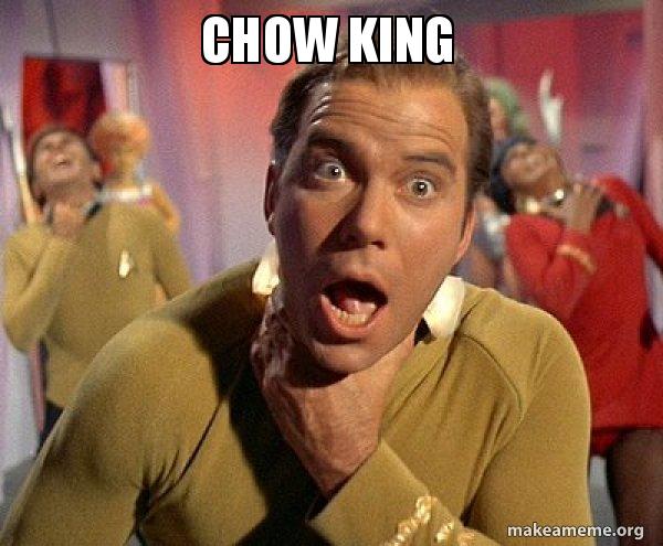 Chow King - Captain Kirk Choking Meme Generator