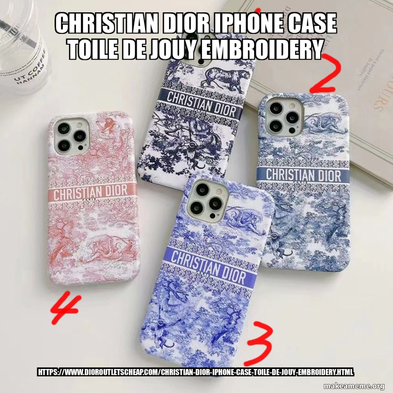 Christian Dior iPhone Case Toile De Jouy Embroidery https://www ...
